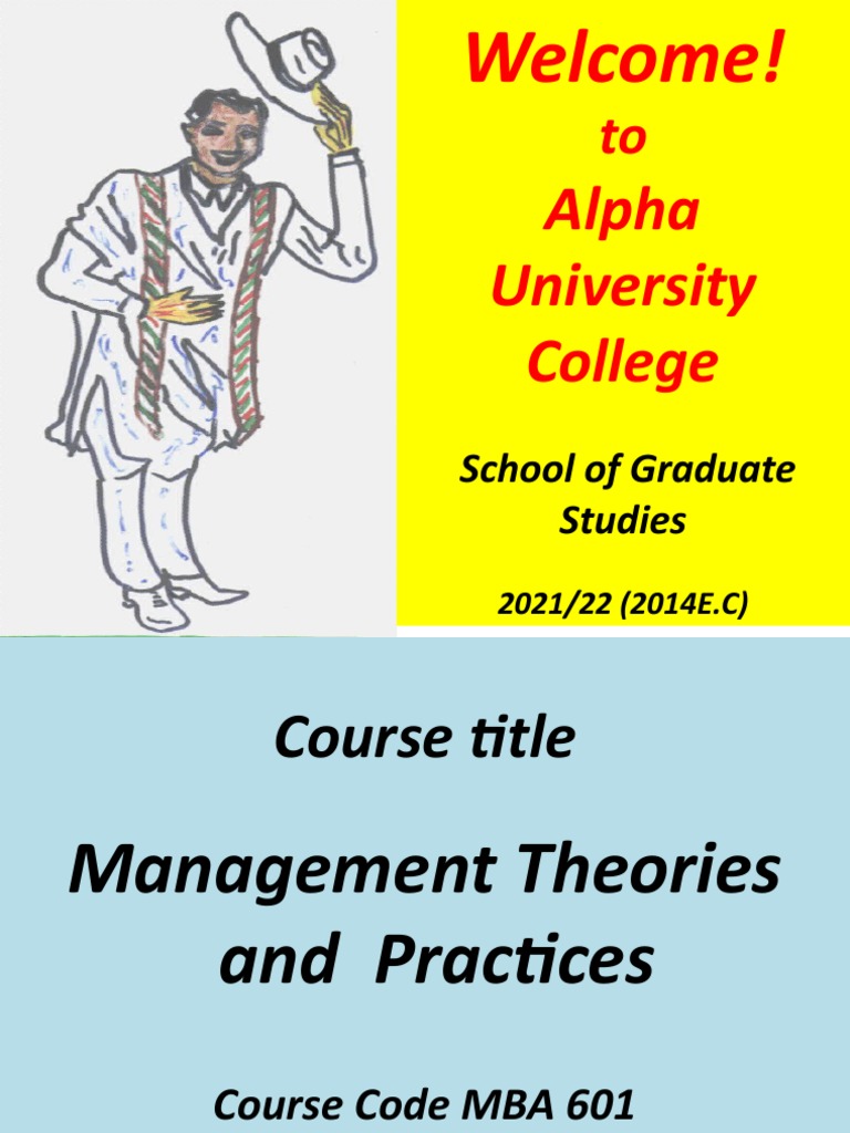 Alpha University College: School of Graduate Studies | PDF | Goal ...