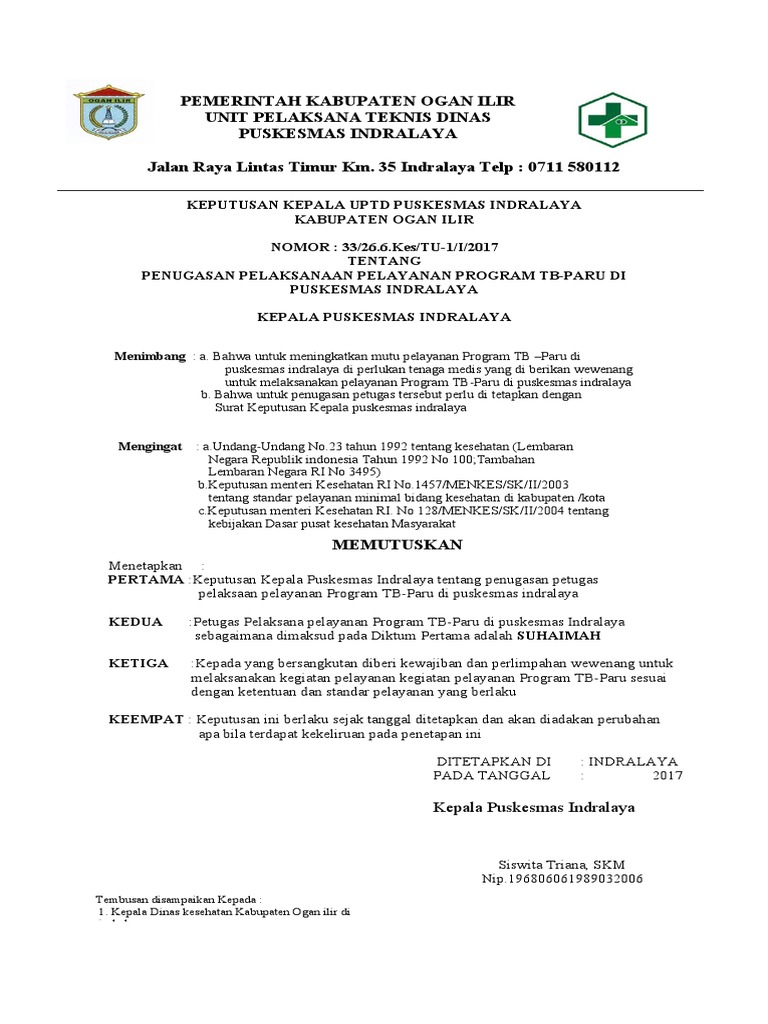 SK Program TB Paru - Compress | PDF