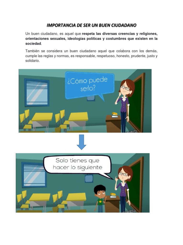 Exposiciòn de Un Buen Ciudadano | PDF