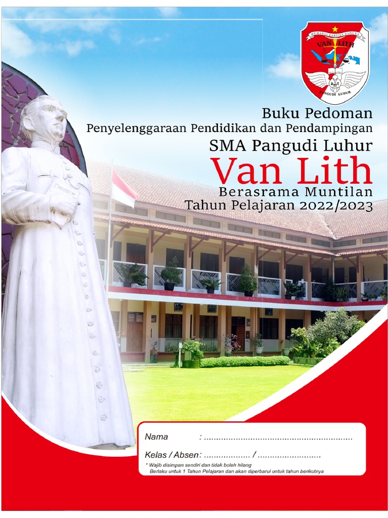 Buku Pedoman Sma PL Van Lith Muntilan TP 2022-2023 | PDF