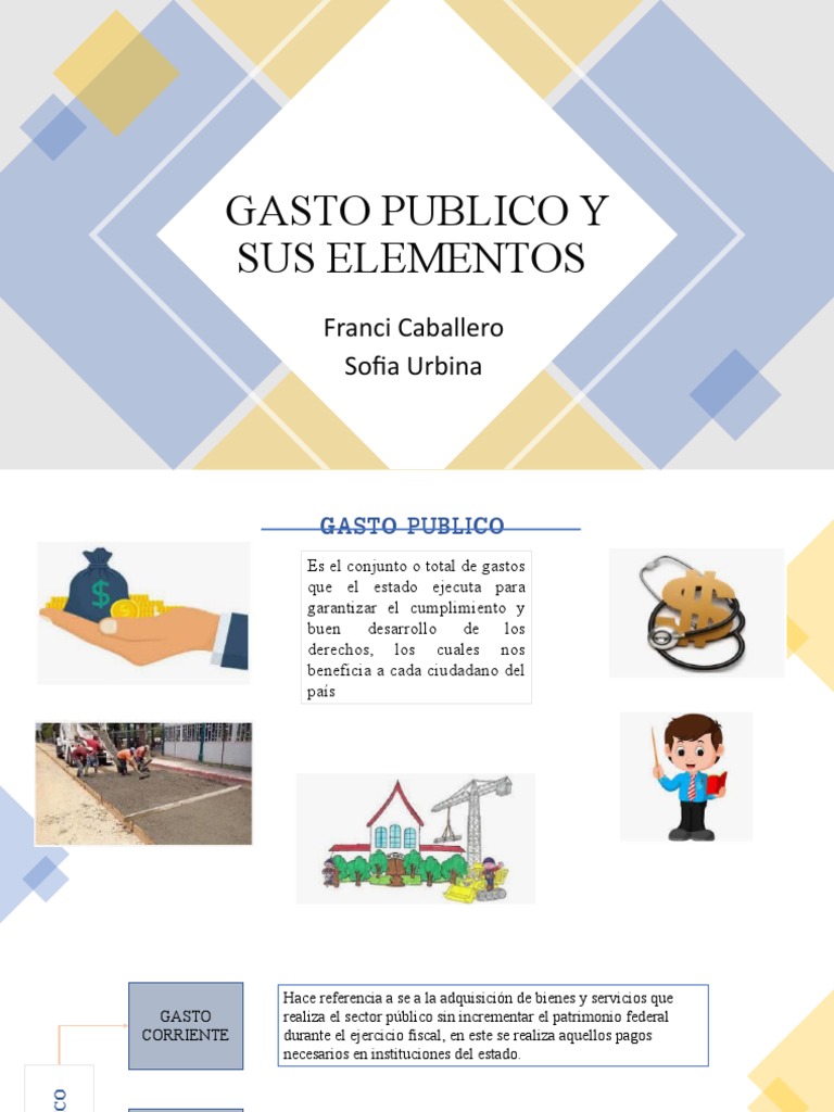 Gasto Publico y Sus Elementos | PDF | Inflación | Ahorro