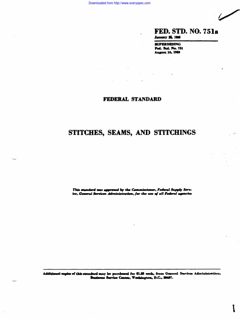 Fed STD 751a | PDF