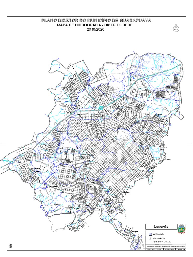 Mapa Hidrografia Guarapuava | PDF