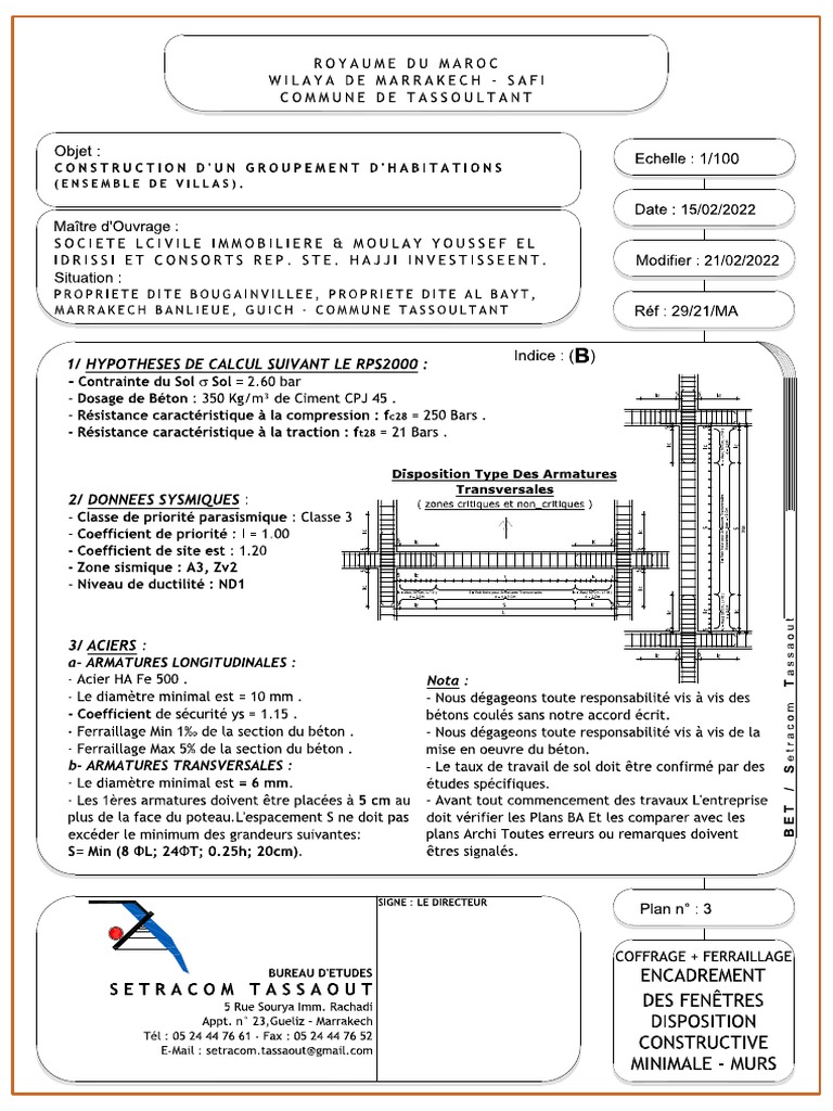 Baleria Bay_ Plan Ba - Poste Tension_villas Bandes Details Chainage ...