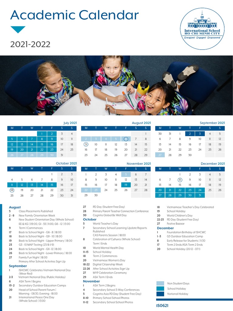 Academic Calendar: July August September | PDF