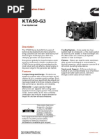 QSM11 Engine Performance Data Sheet | PDF | Horsepower | Engines