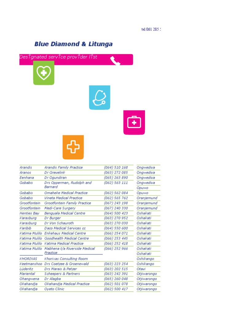 DSP-List Namibia | PDF | Clinic | Oral And Maxillofacial Surgery