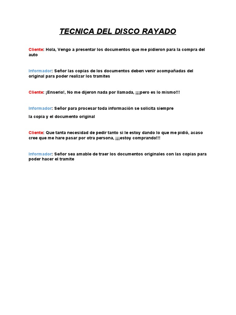 Tecnica Del Disco Rayado | PDF