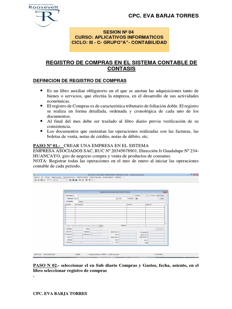 4 Sistema Cotable de Contasis - Clase #04 | PDF | Contabilidad ...