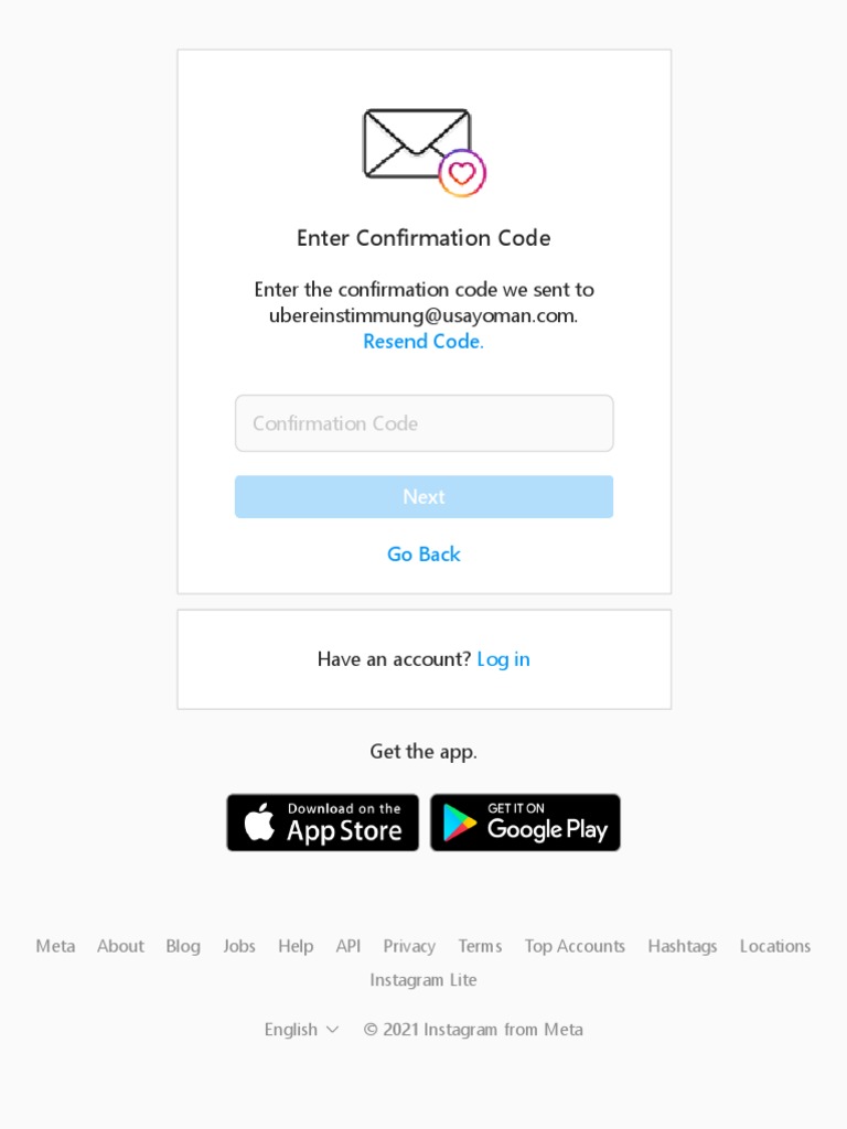 Enter The Confirmation Code We Sent To | PDF