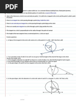 Class 10 Maths Chapter - 10 Circle Notes For Session 2024-25 | PDF ...