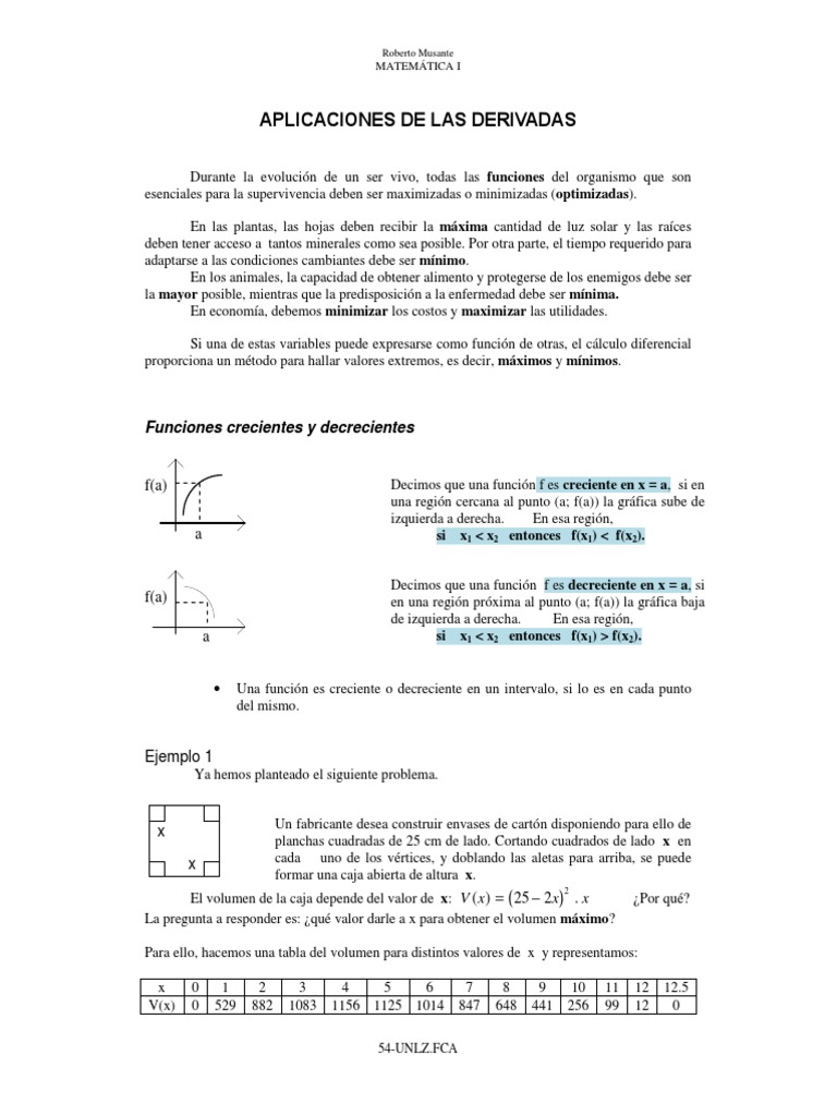Aplicaciones de Las Derivadas | PDF | Derivado | Curva
