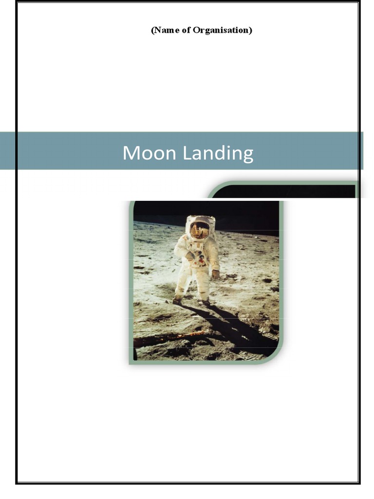 Moon Landing Activity | PDF | Moon Landing | Moon