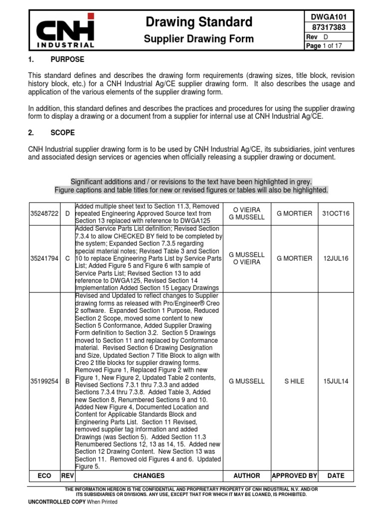 Drawing Standard | PDF | Specification (Technical Standard) | Computer ...