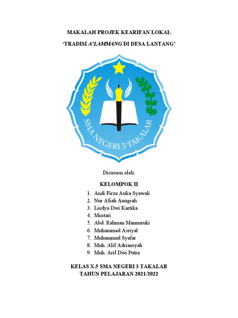 Makalah Projek Kearifan Lokal | PDF