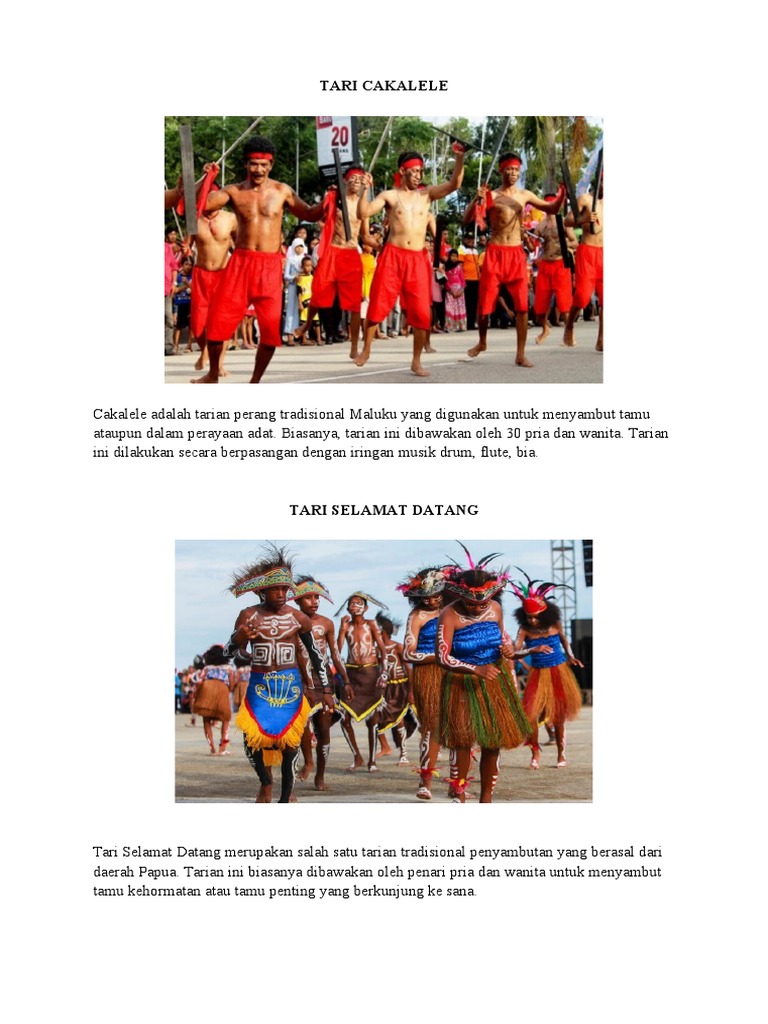 Tari Cakalele | PDF | Seni