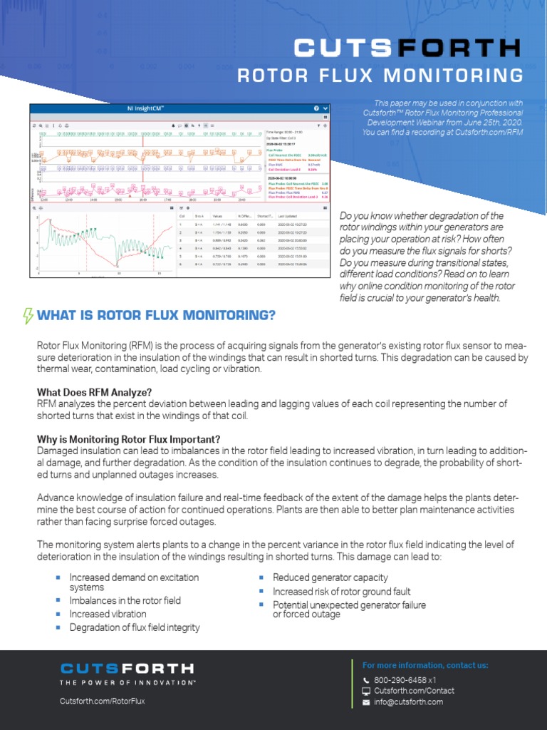 What Is Rotor Flux Monitoring? | PDF | Risk | Electric Generator