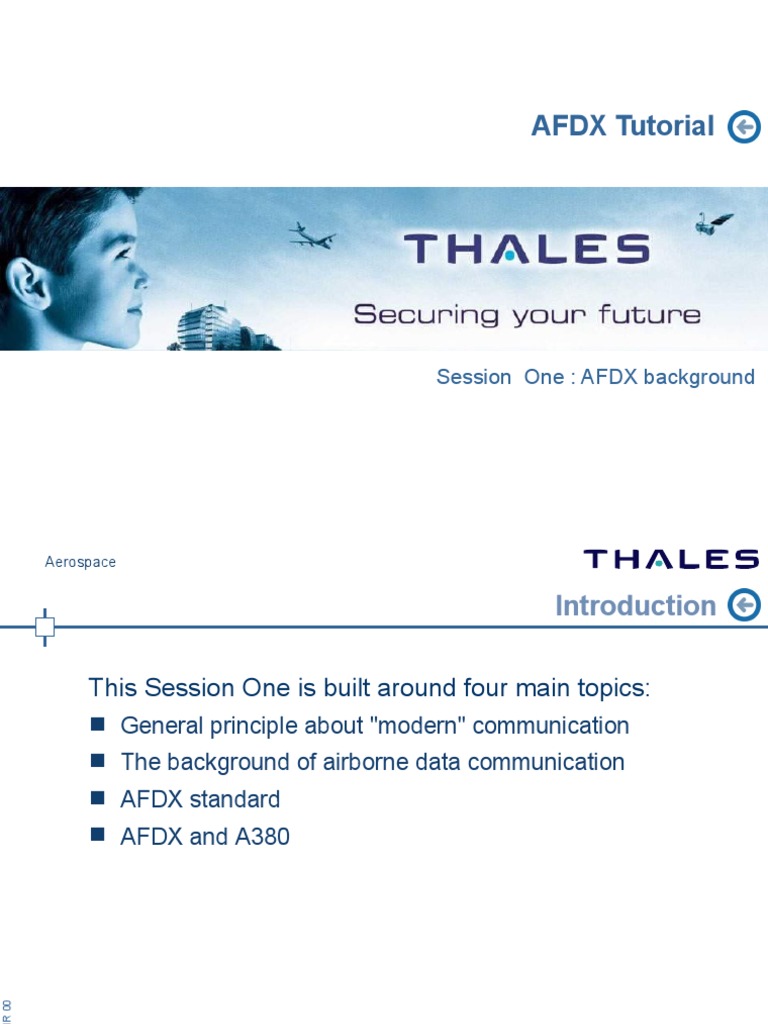 AFDX Tutorial: Session One: AFDX Background | PDF | Computer Network | Communications Protocols