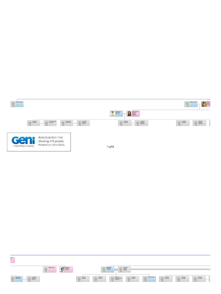 Duterte Family Tree | PDF