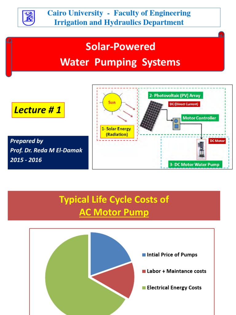 Solar-Powered Water Pump Systems | PDF | Solar Power | Photovoltaics