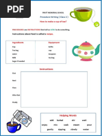 How To Make A Cup of Tea Flowchart | PDF