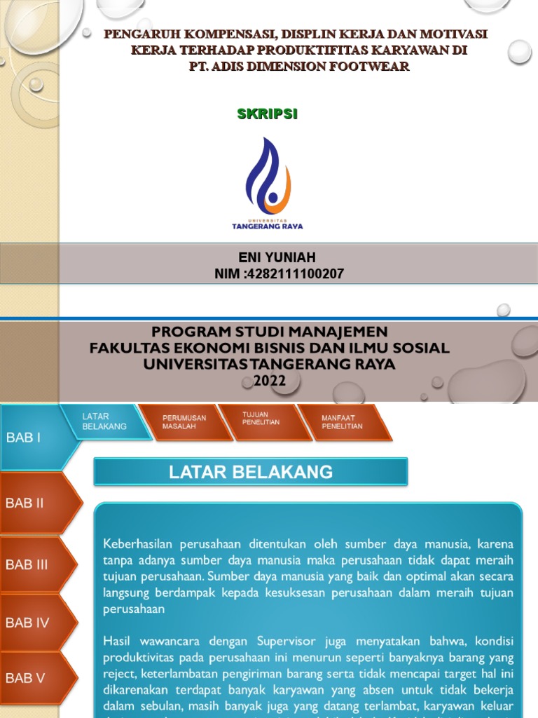 Pengaruh Kompensasi dan Motivasi di PT. Adis | PDF