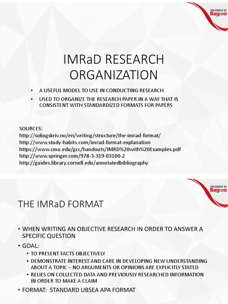 Imrad Format | Download Free PDF | Quantitative Research | Data