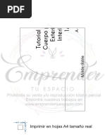 Molde Cartuchera Con Transparecia Gratis | PDF