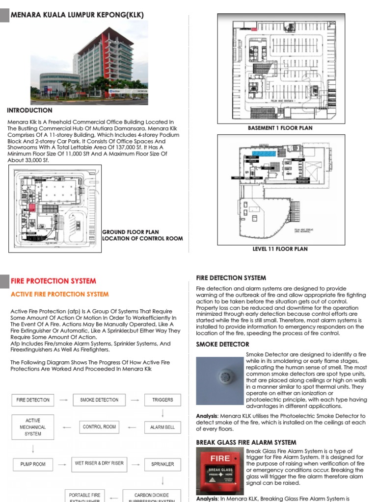 Menara Kuala Lumpur Kepong (KLK) : Basement 1 Floor Plan | PDF | Civil ...
