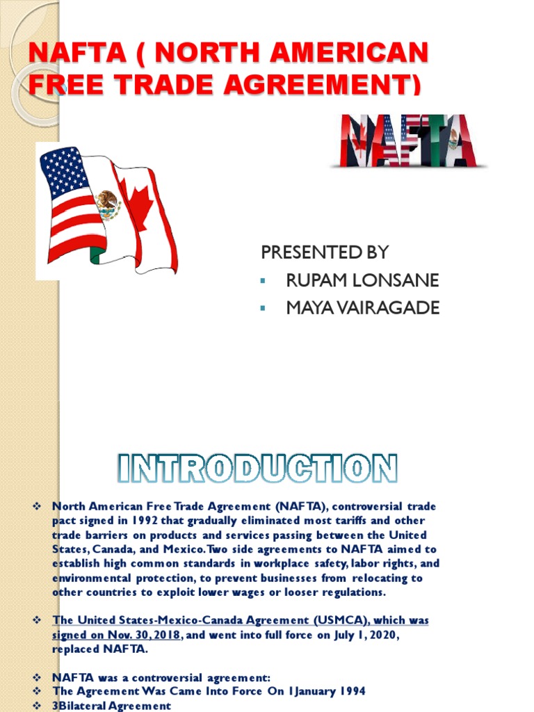 Overview of NAFTA and Its Impact | PDF | North American Free Trade ...