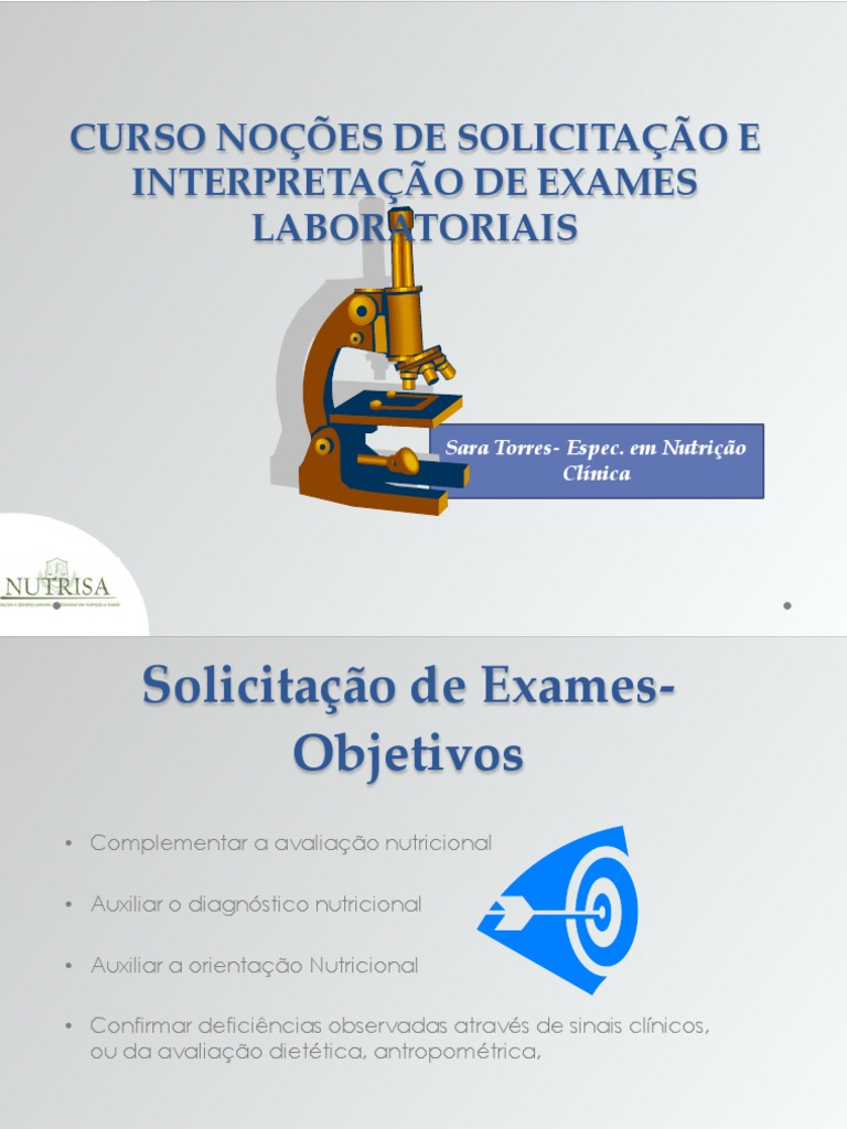 CURSO INTERPRETAÇÃO DE EXAMES - Palestra2013 | PDF | Anemia | Hematopoiese