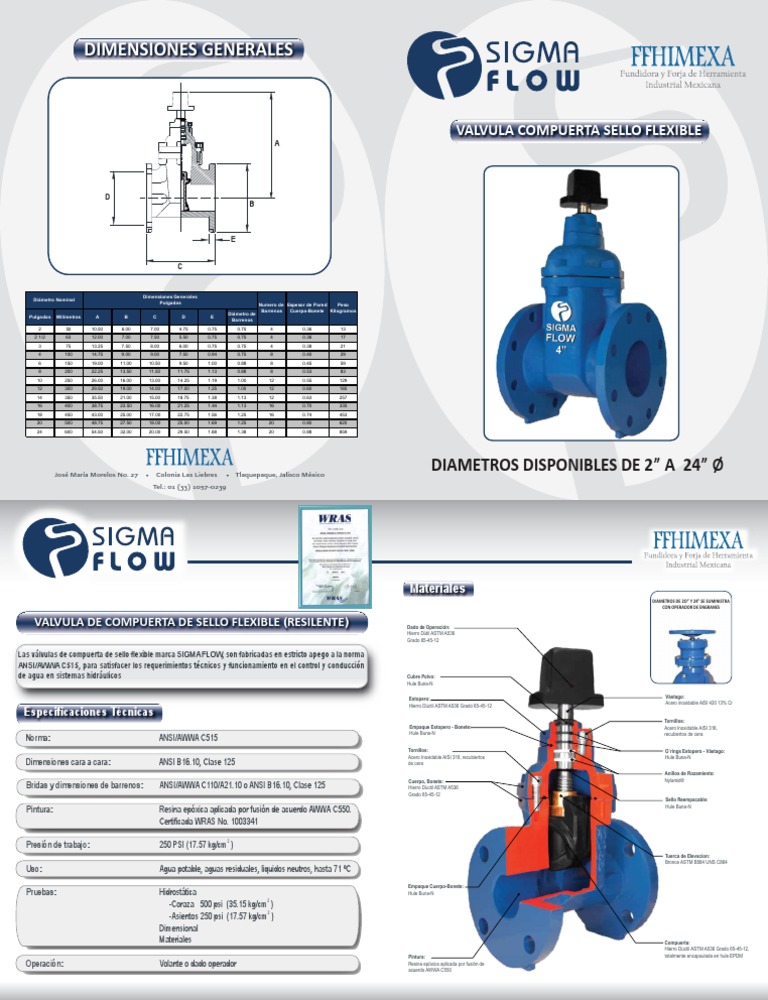 Valvula Compuerta | PDF | Metales de transición | Materiales