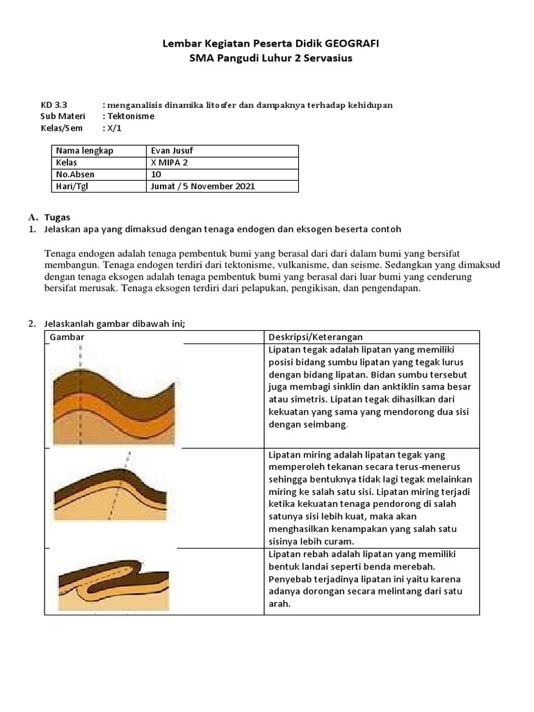 Dampak Tektonisme dalam Geografi | PDF