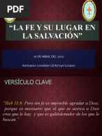 Los Tres Tipos de Fe: 1. La Fe Salvadora 2. La Fe Como Fruto 3. La Fe Como Don | PDF | Fe | Jesús
