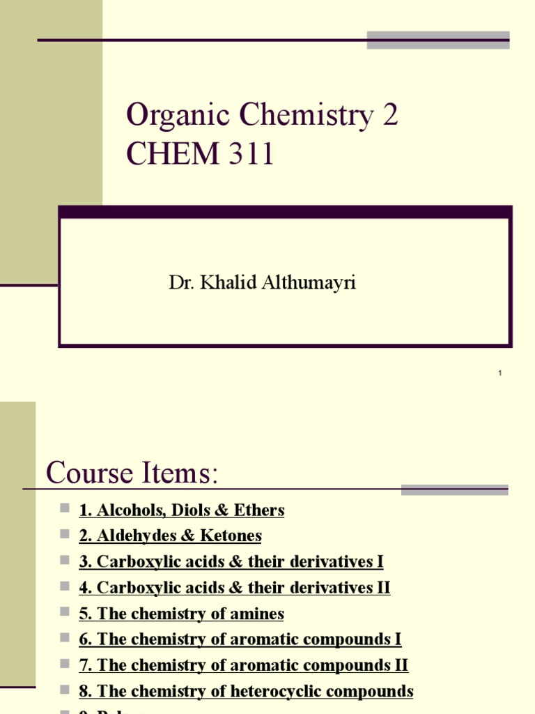 Alcohols and Ethers For Students (Ch1) | PDF | Ether | Alkene