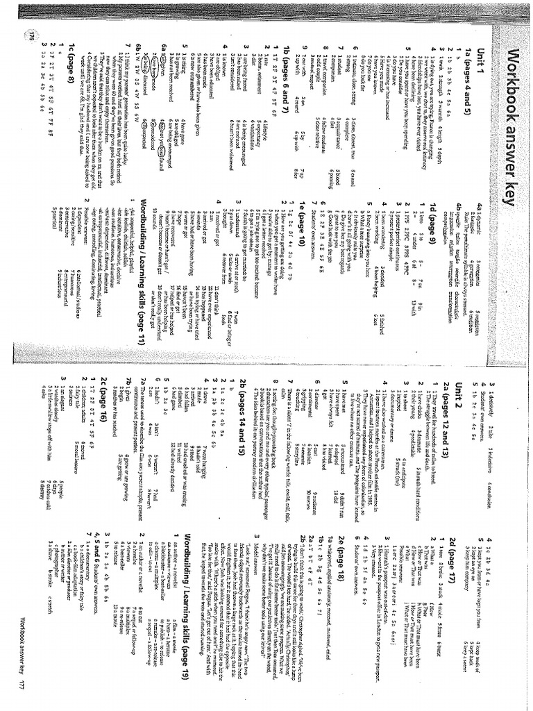 Workbook Answer Key Life Upper Intermediate | PDF