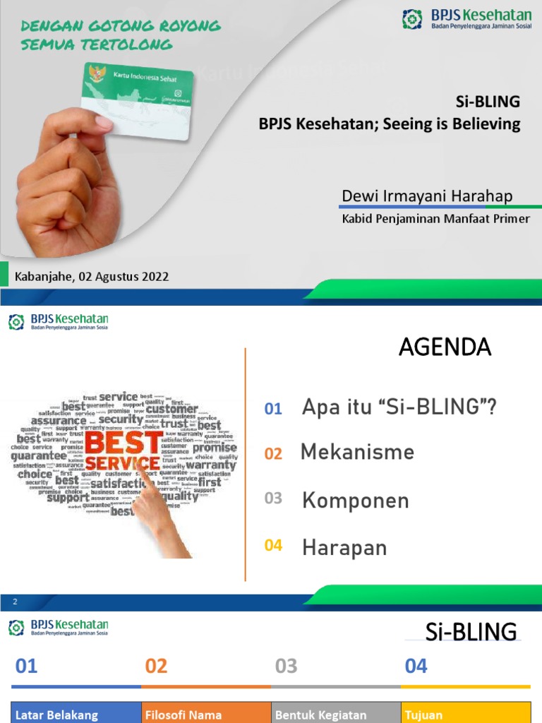 Sosialisasi Pelaksanaan Kegiatan Si-BLING 2.08.2022 | PDF