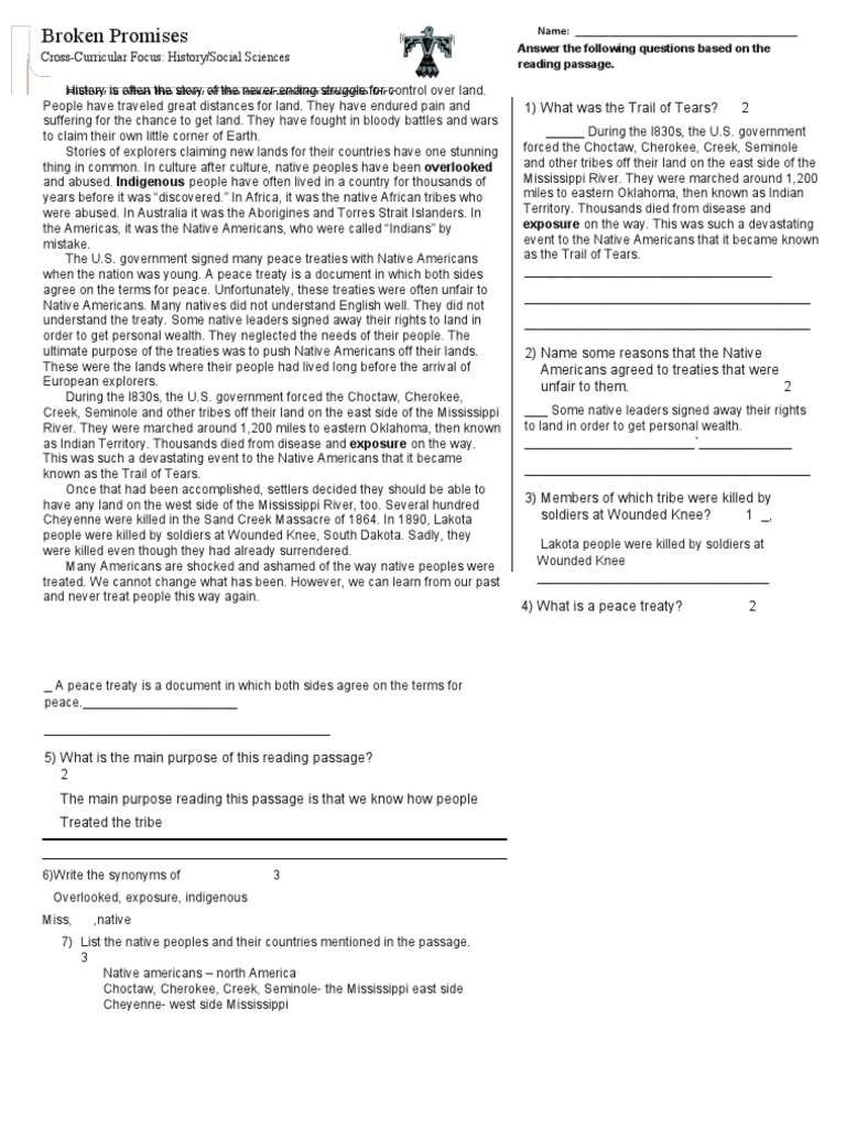 Broken Promises: History Is Often The Story of The Never-Ending ...