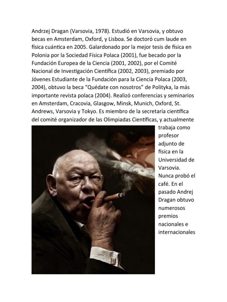 BIOGRAFIA Andrzej Dragan | PDF