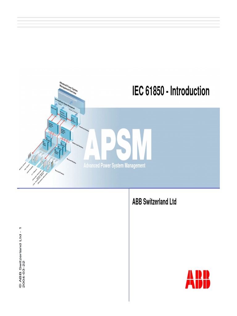 ABB IEC61850 Introduction | PDF | Interoperability | Osi Model
