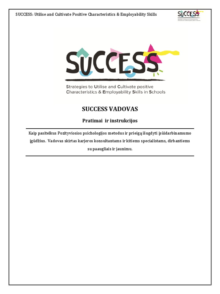 Success Handbook LT | PDF