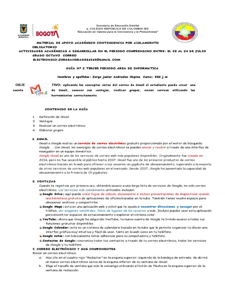 Informatica Parte 2 | PDF | Gmail | Desarrollo de software