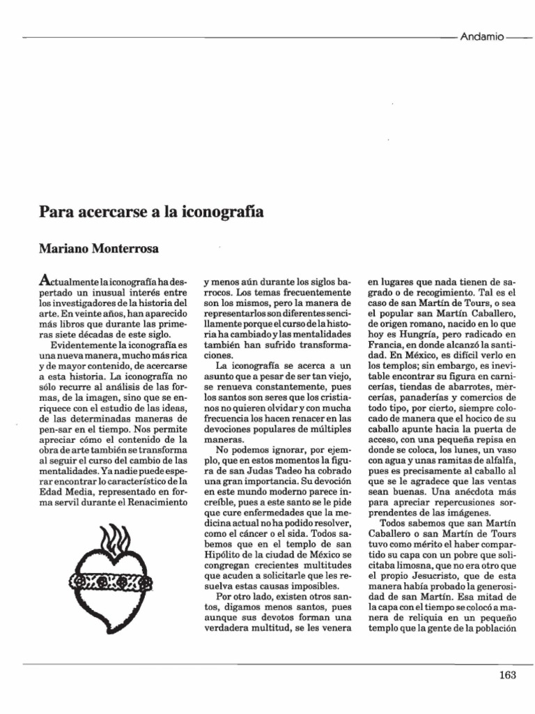 Para Acercarse A La Iconografía: Mariano Monterrosa | PDF | María ...
