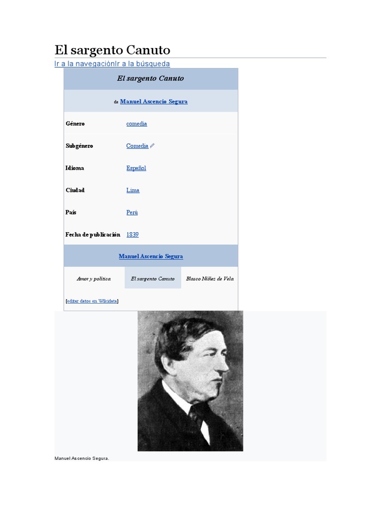 El Sargento Canuto | PDF | Perú