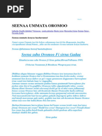 Kitaaba Seenaa Oromoo Downloads | PDF