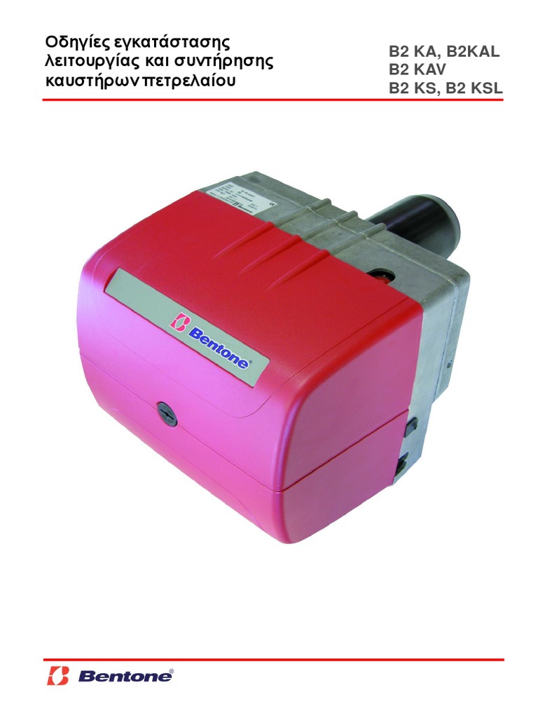 BENTONE B2 Manual GR | PDF
