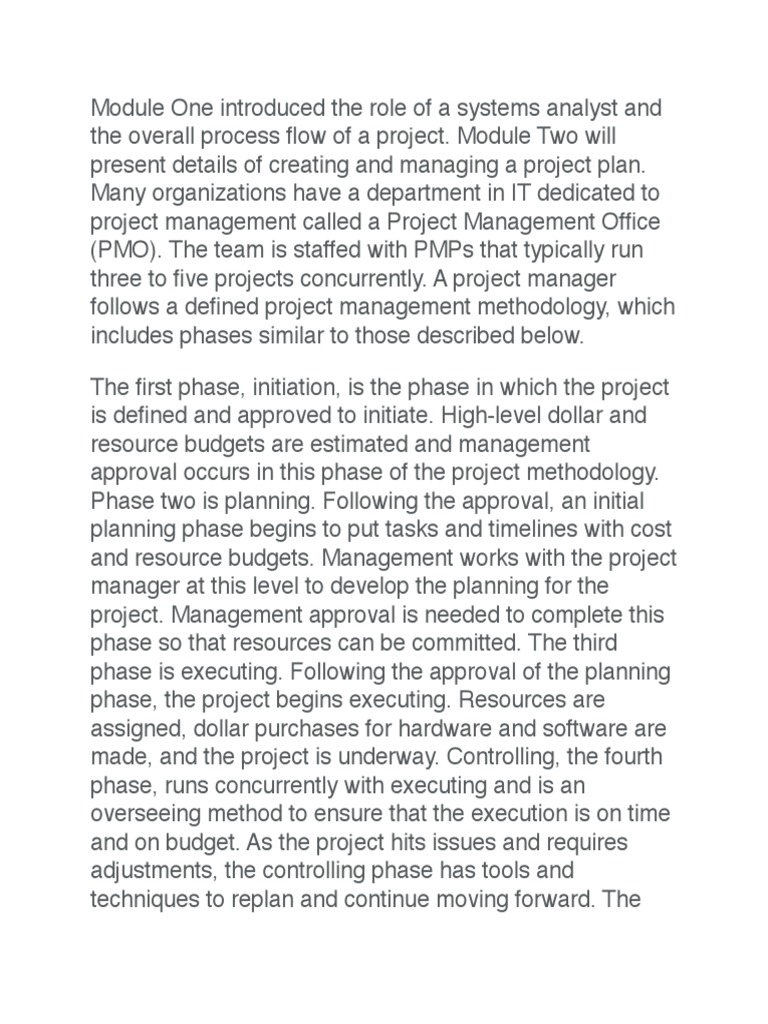 Project Management Phases Explained | PDF | Project Management ...