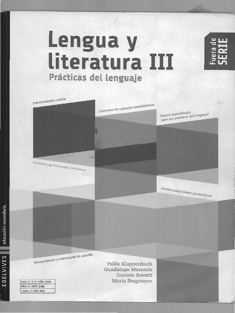 Lengua y Literatura III Edelvives | PDF
