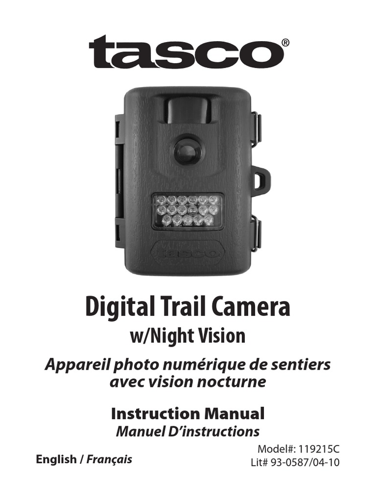 Digital Trail Camera: W/night Vision | PDF | Camera | Infrared