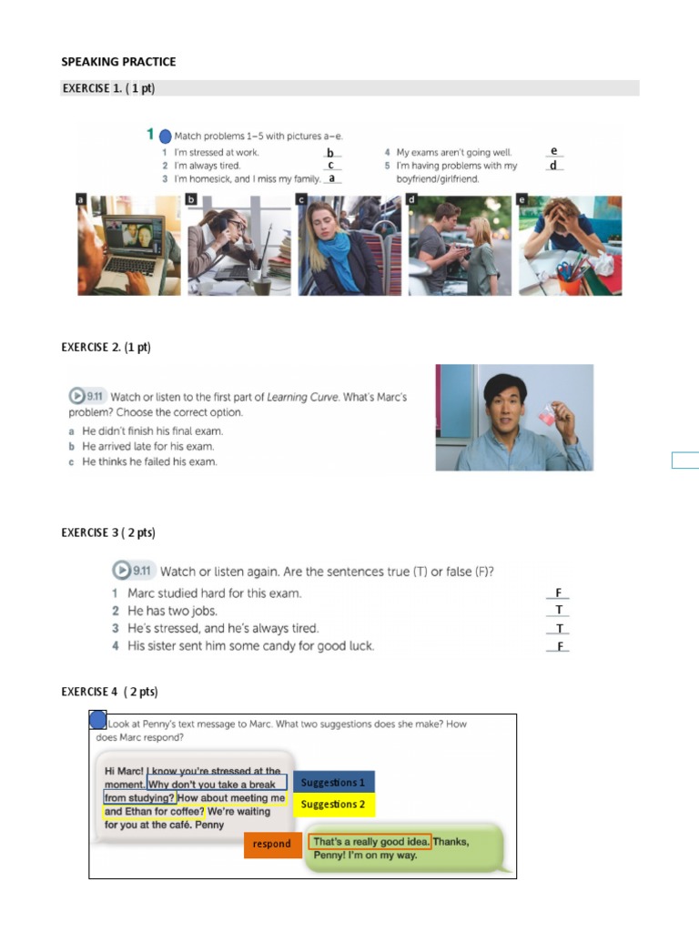 SPEAKING PRACTICE - Making Suggestions | PDF